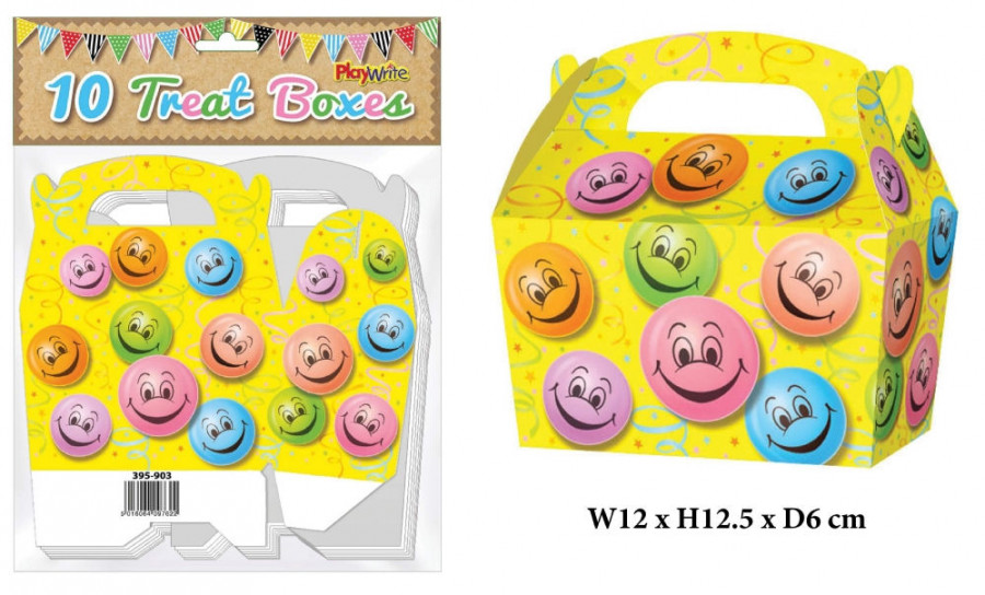 10 Happy Face Treat Boxes | Cazaar