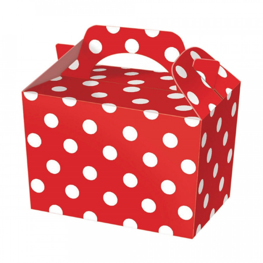 10 Red Polka Dot Boxes | Cazaar