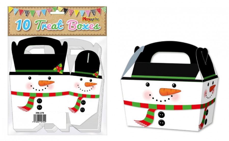 10 Snowman Treat Boxes | Cazaar