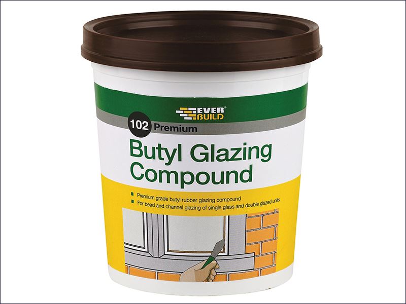 102 Butyl Glazing Compound Brown 2kg EVBBUTGCB2KG | Cazaar