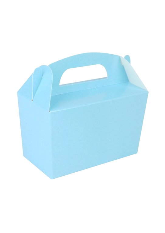 12 Baby Blue Snack Boxes | Cazaar
