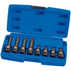 1/2" Sq. Dr. Tamper Proof Impact Spline Set (8 P... | Cazaar