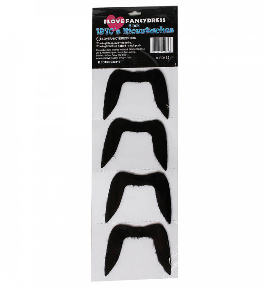 1970s Tash (4 Pack) - Black | Cazaar