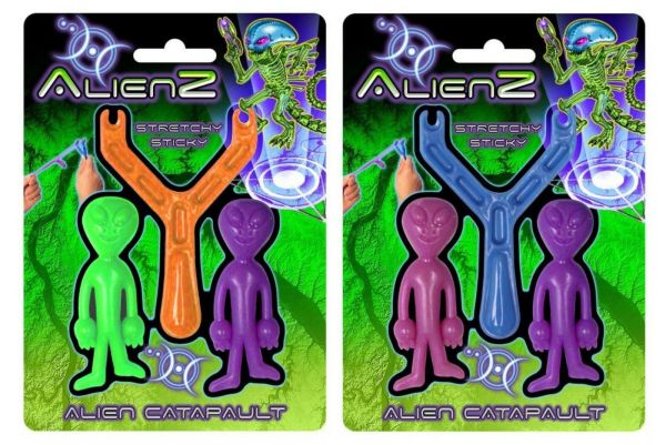 2 Alienz Stretchy Sticky Alien Catapult Slingsho... | Cazaar
