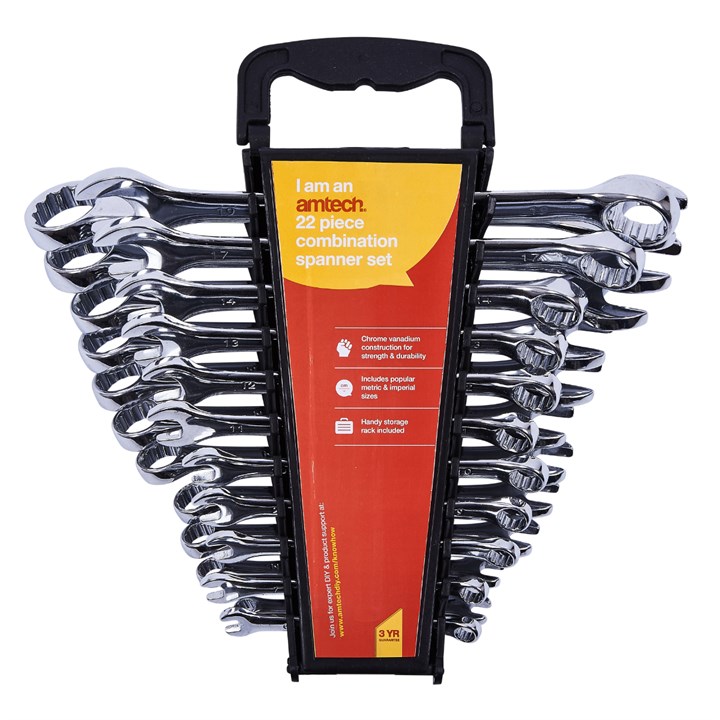 22pc Combination Spanner Set | Cazaar