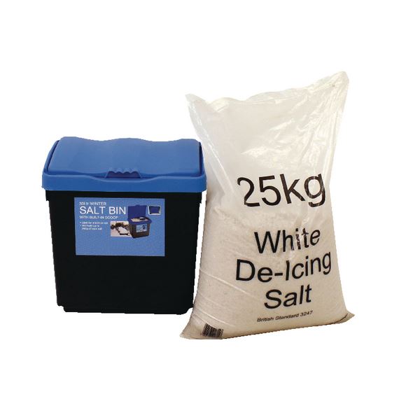30 Litre Grit Bin 25Kg Salt Kit - WE35438 | Cazaar