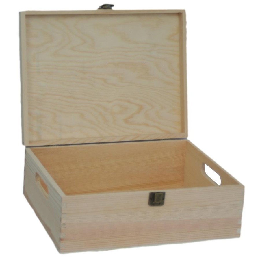 30cm Wooden Bottle Carrier Box | Cazaar