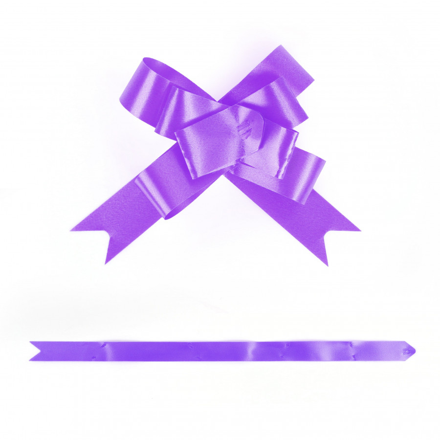 Purple 6cm Pull Bows in 20's | Cazaar