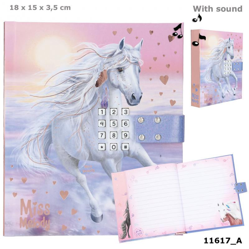 Miss Melody Diary - with keycode lock and sound | Cazaar