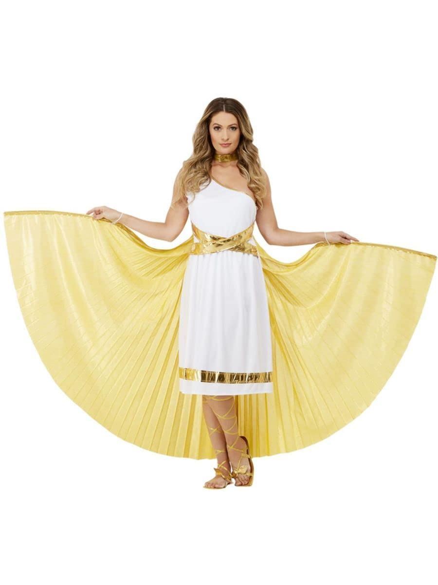Deluxe Grecian Cape - Gold - with Wings - 72135 | Cazaar
