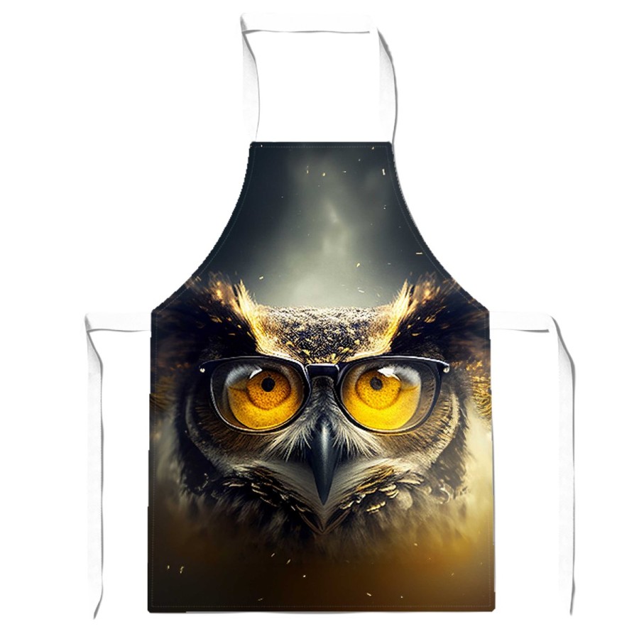 Owl Splashart Apron | Cazaar