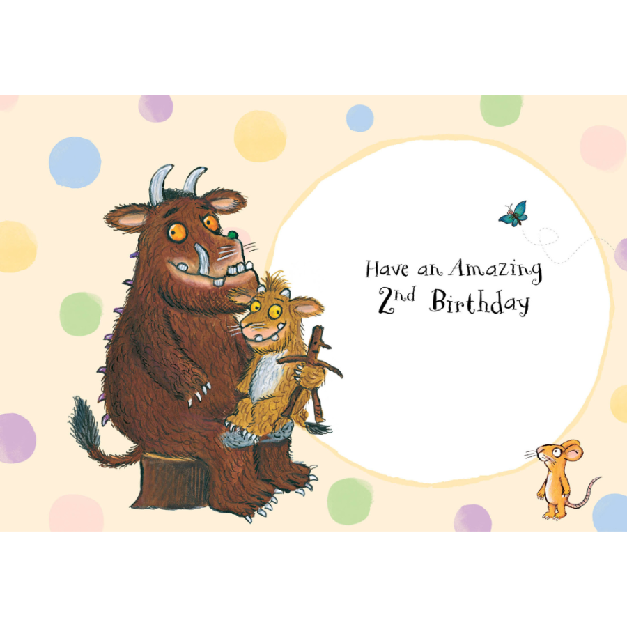 The Gruffalo Age 2 Birthday Card | Cazaar