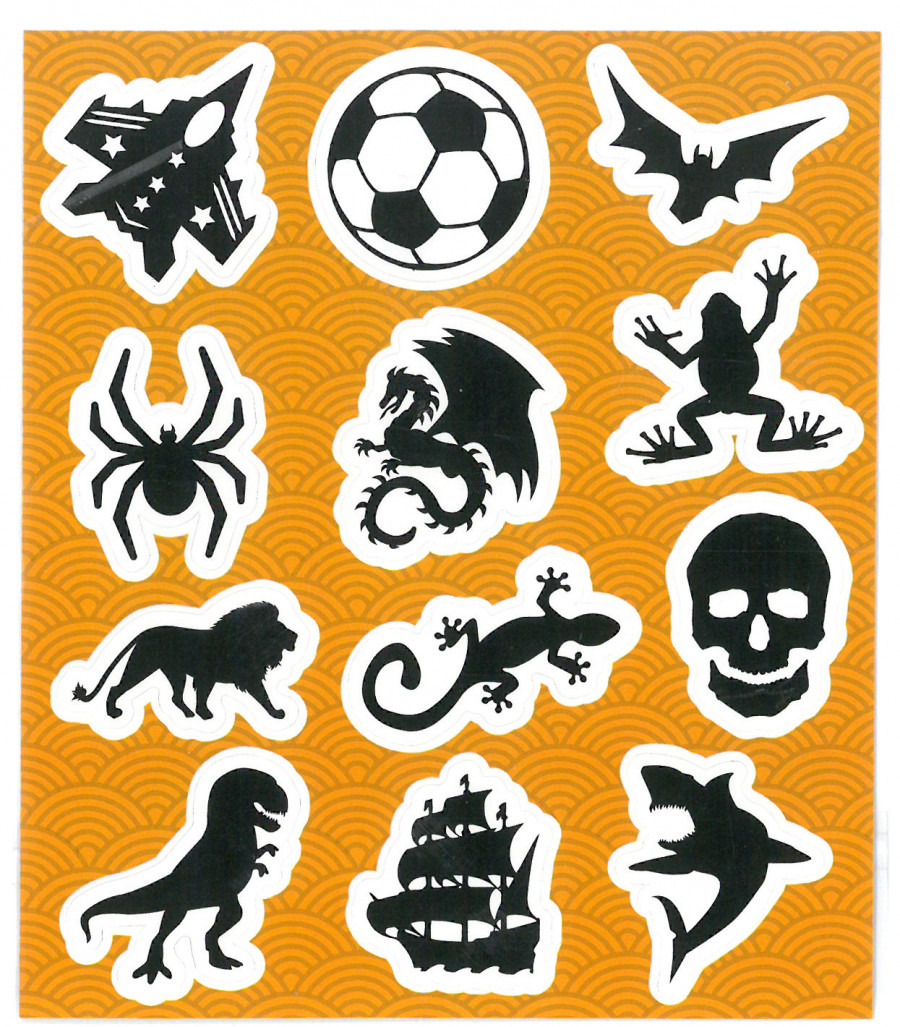 6 Boys Sticker Sheets | Cazaar