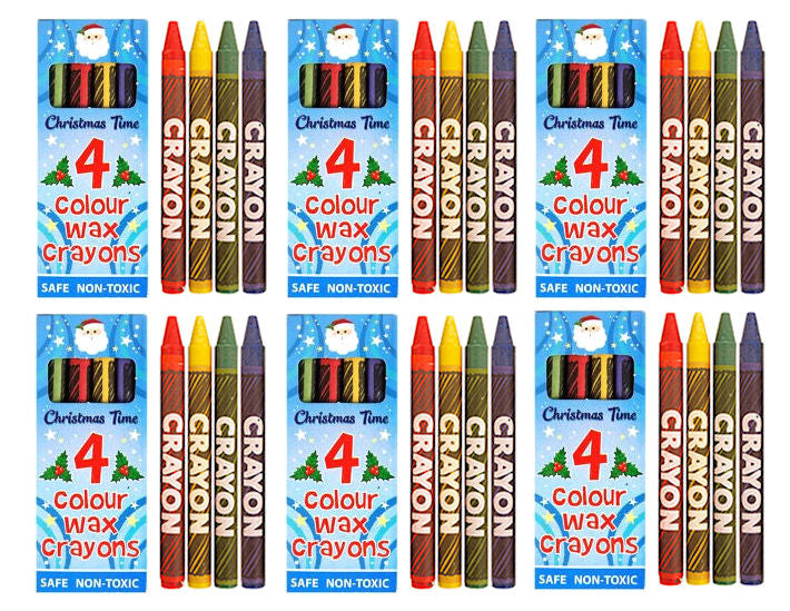 6 Christmas Wax Crayons | Cazaar