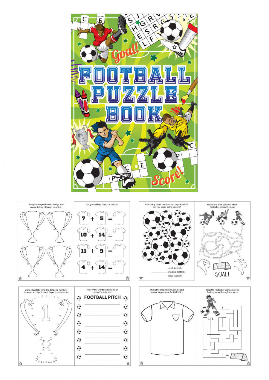 6 Football Puzzle Books | Cazaar