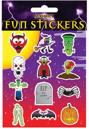 6 Halloween Sticker Sheets | Cazaar