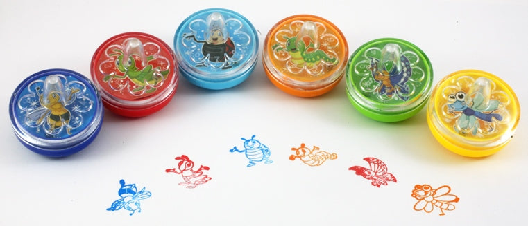6 Insect Spinning Top Stampers | Cazaar