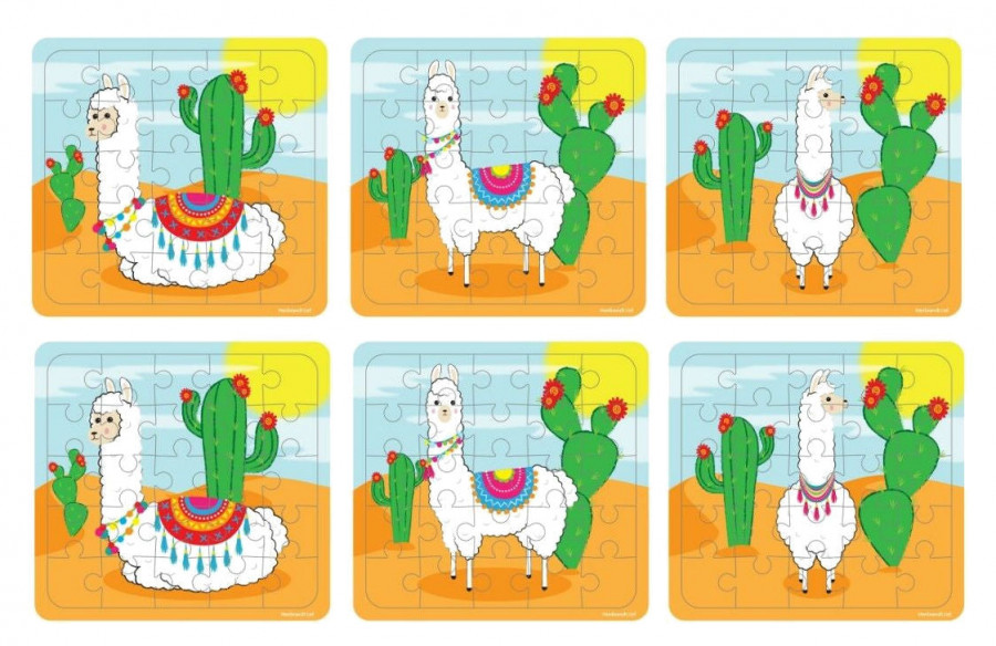 6 Llama Jigsaw Puzzles | Cazaar