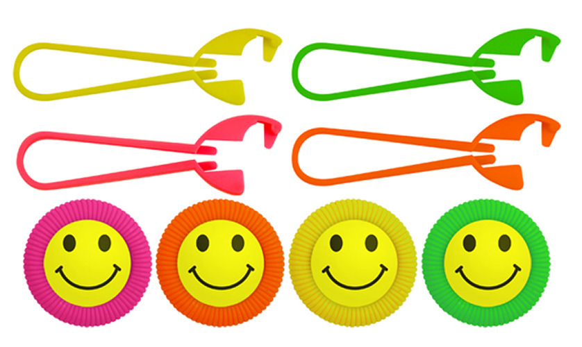 6 Smiley Face Flying Discs | Cazaar