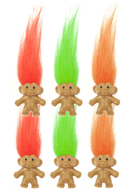 6 Trolls With Coloured Hair | Cazaar