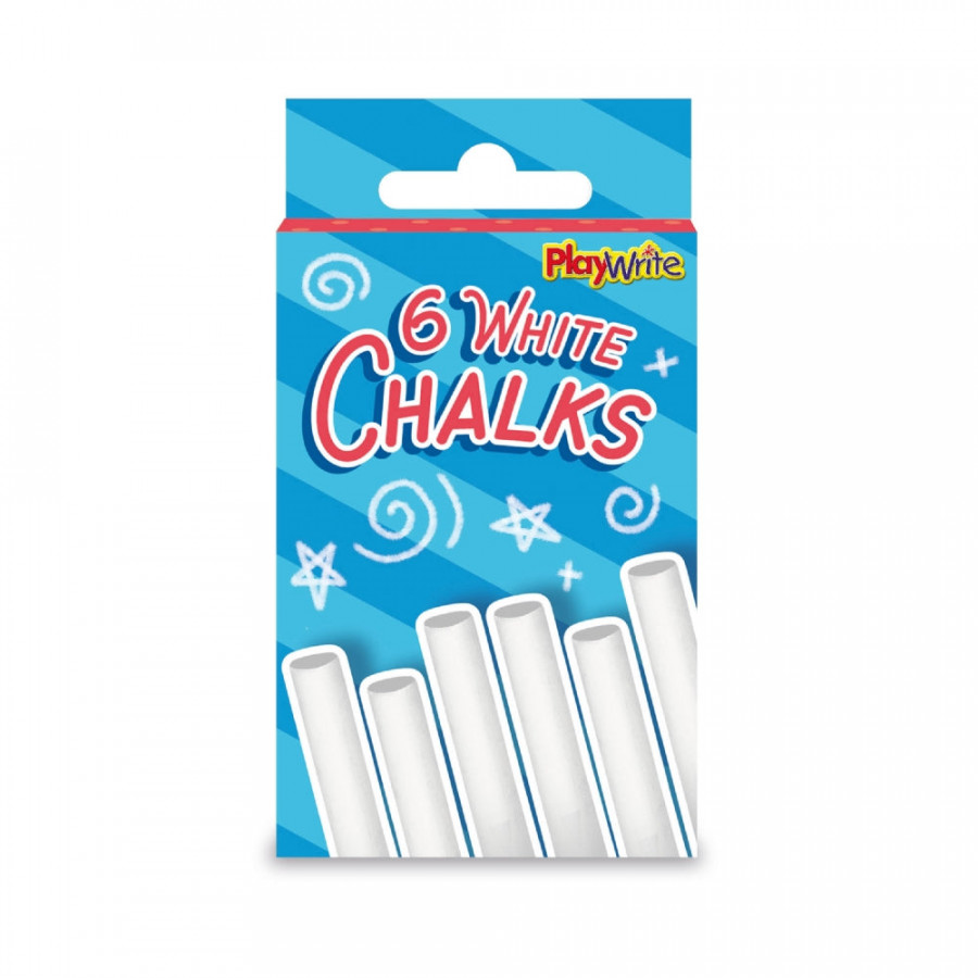 6 White Chalks for Writing and Drawing | Cazaar