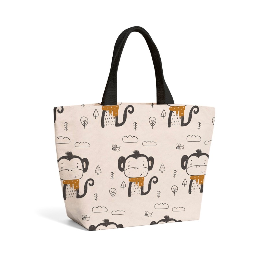 Monkey Forest Beach Shopper Tote Bag | Cazaar