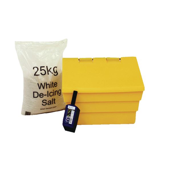 50 Litre Grit Bin 25Kg Salt Kit - WE35440 | Cazaar