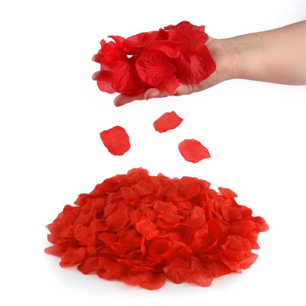 Grey Teddy Bear, 1000 Rose Petals & Lindt Lindor Chocolates | Cazaar