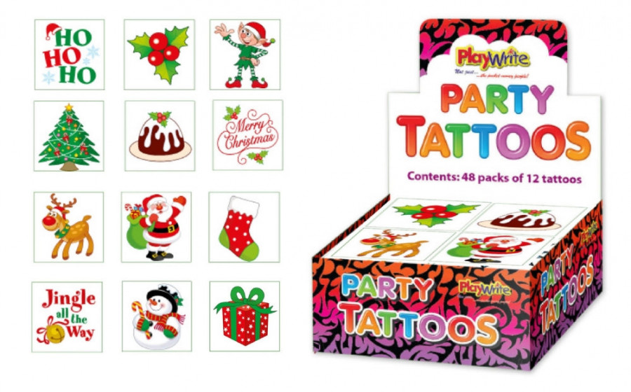 72 Christmas Temporary Tattoos | Cazaar