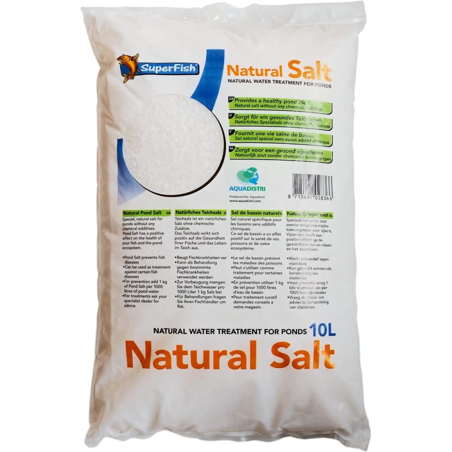 SuperFish Pond Natural Salt 10L / 11kg | Cazaar