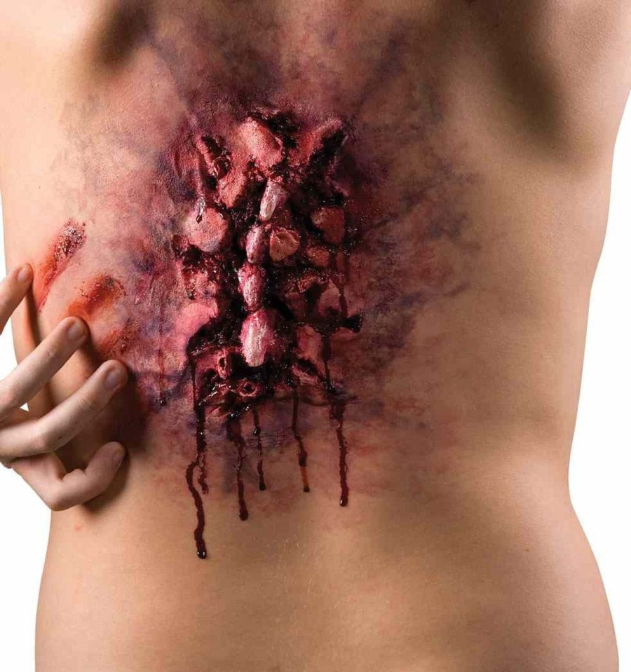 Back Ache Prosthetic Wound Make up | Cazaar