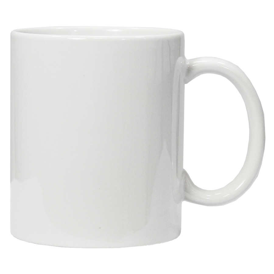 36 White Polymer Coated AAA Mugs With Boxes | Cazaar