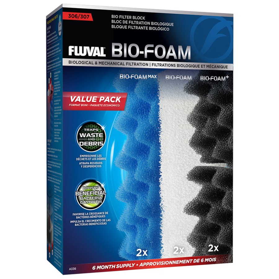 Fluval 307 Bio-Foam Value Pack | Cazaar