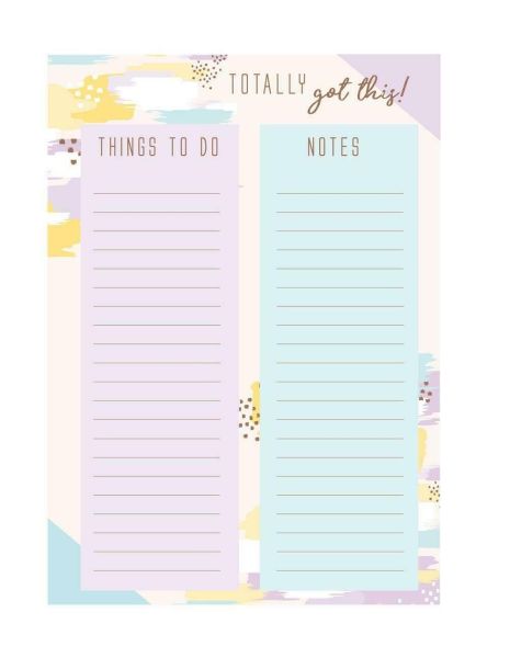 A4 Memo List Pad Note Pad Planer Tear off Shoppi... | Cazaar