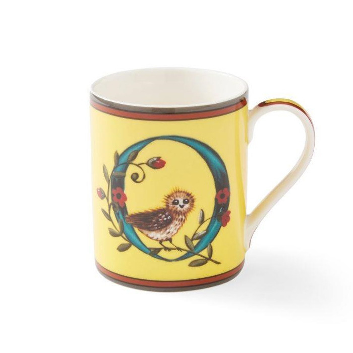 Letter O Mug - 12oz Tea/Coffee Initial Cup | Cazaar