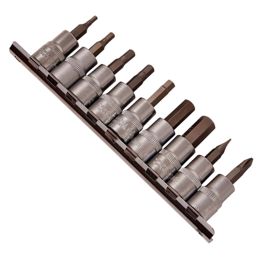 Amtech 10 Piece 3/8'' Drive Hex Bit Socket Set | Cazaar