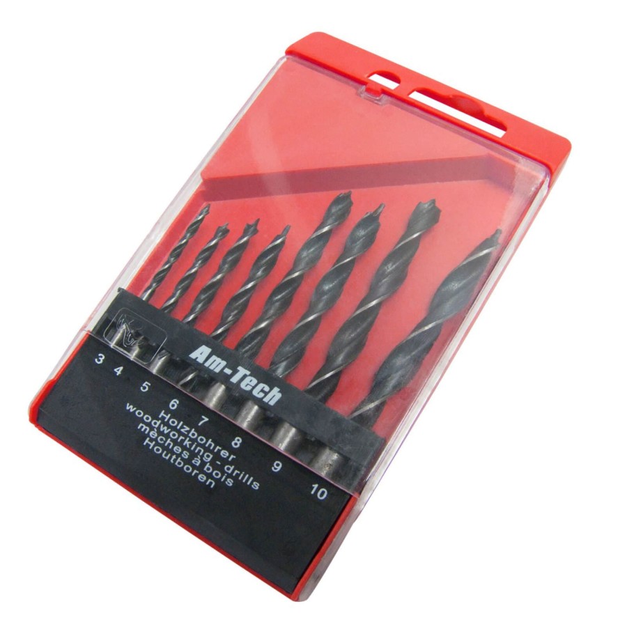 Amtech Wood Drill Bit Set 8 Piece | Cazaar
