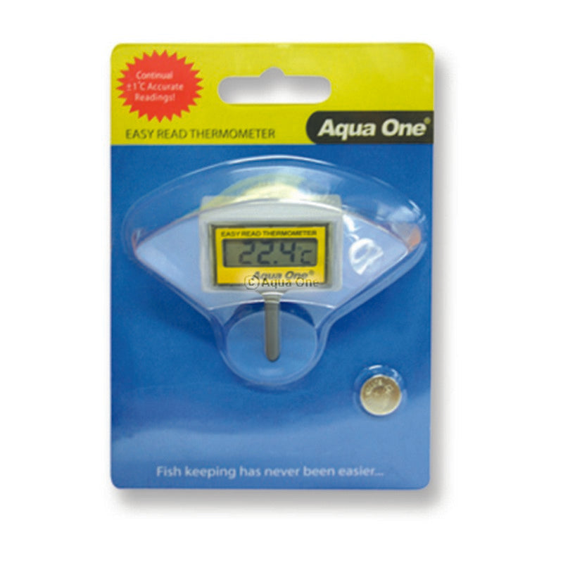 Aqua One Easy Read Internal Thermometer Digital LCD | Cazaar