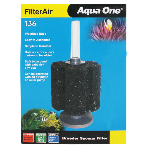 Aqua One FilterAir 136 Sponge Filter | Cazaar