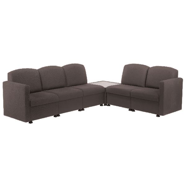 Arista Modular Reception Chair Char - KF74203 | Cazaar