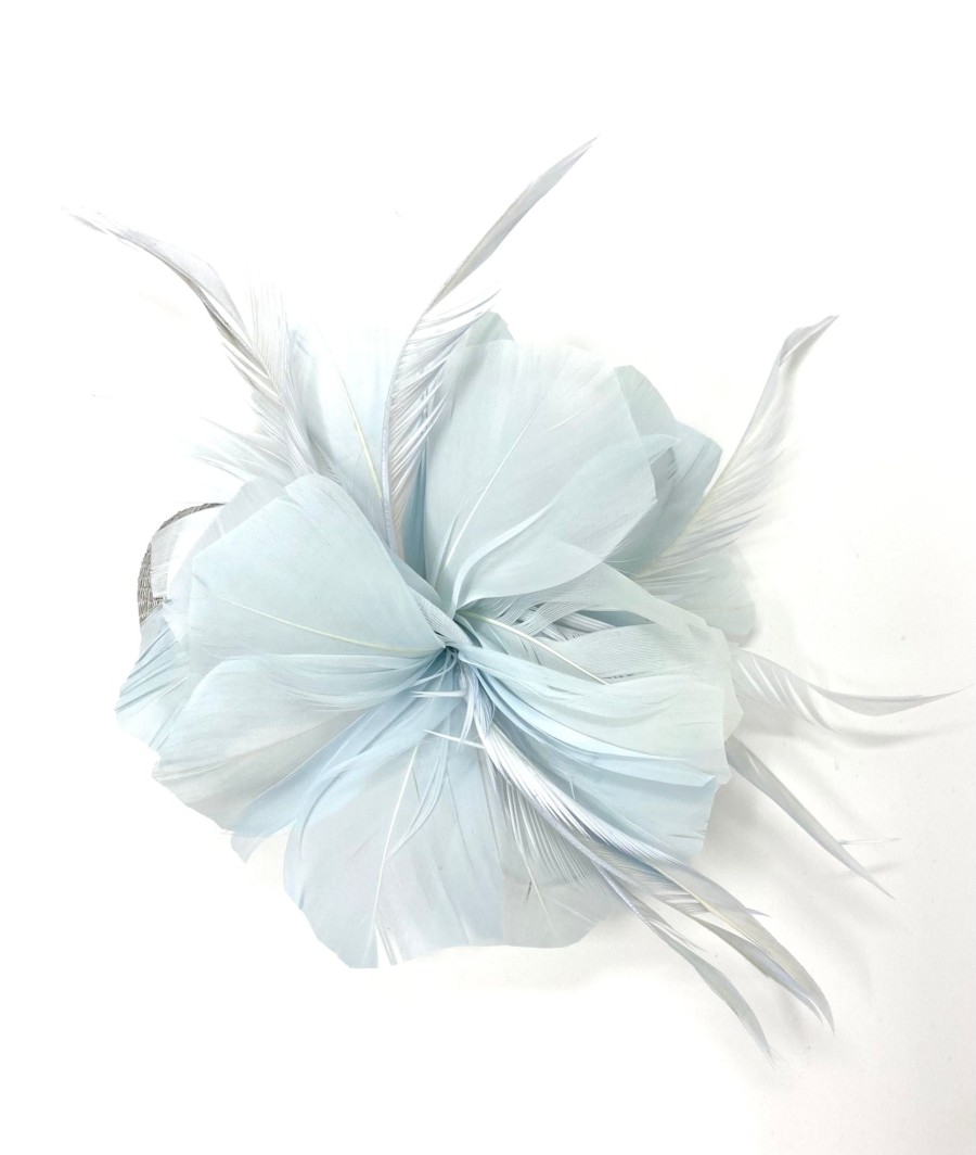 Baby Blue Feather Fascinator | Cazaar