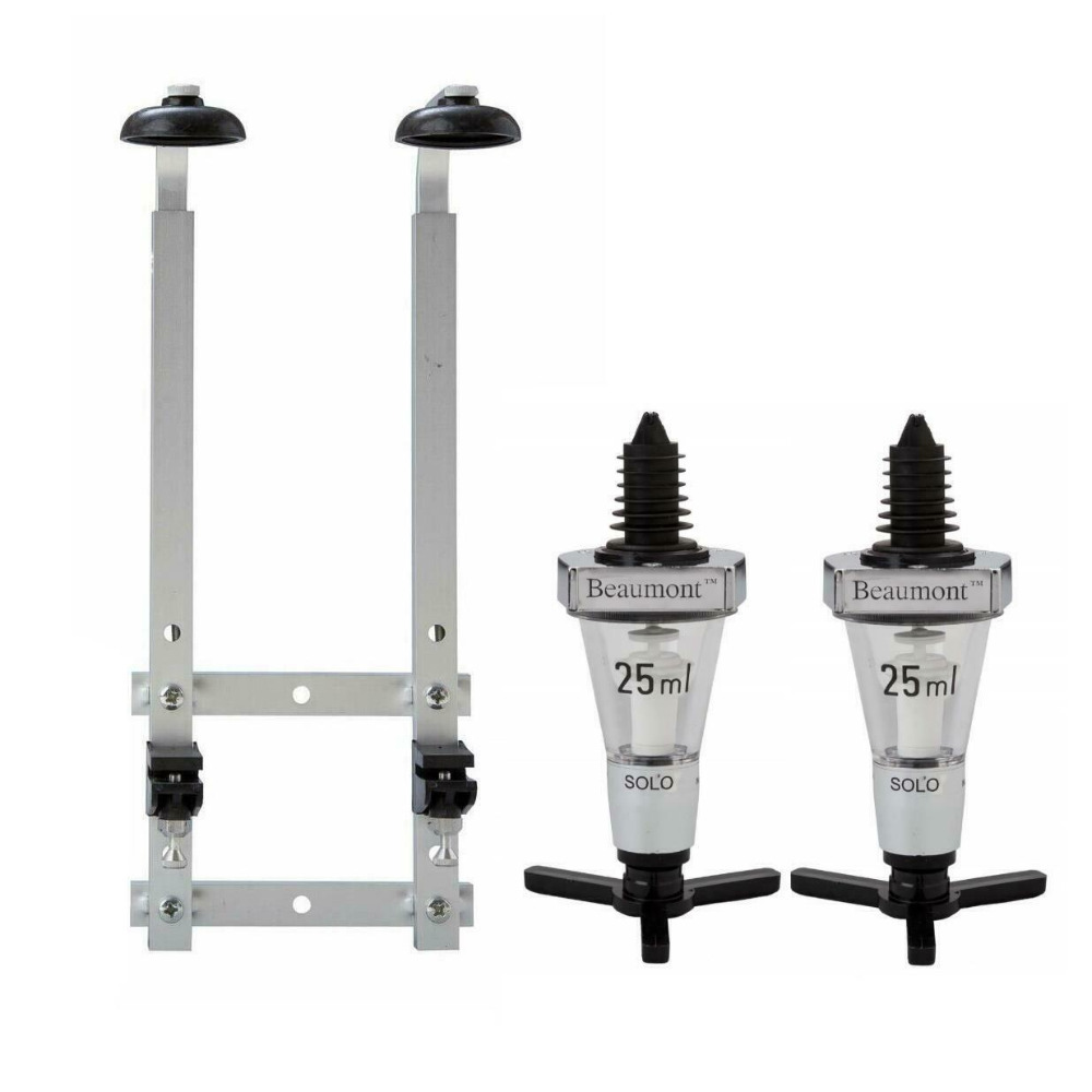 Beaumont 2x 25ml Chrome Solo Bar Optic Spirit Me... | Cazaar