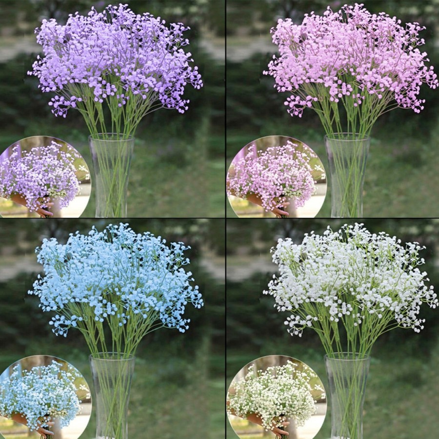Best Artificial 53cm Gypsophila Flower Spray Bun... | Cazaar