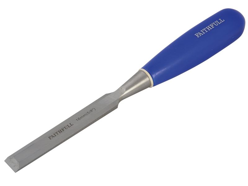 Bevel Edge Chisel Blue Grip 16mm (5/8in) FAIWCB58 | Cazaar