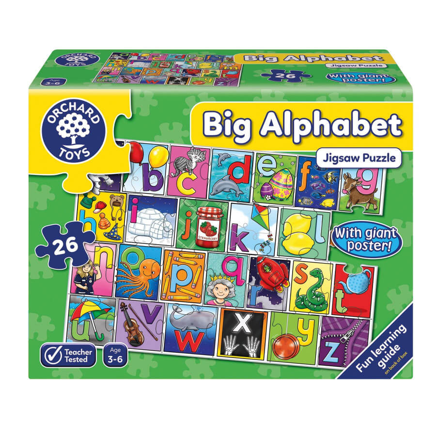 Big Alphabet Jigsaw - Educational Game | Cazaar