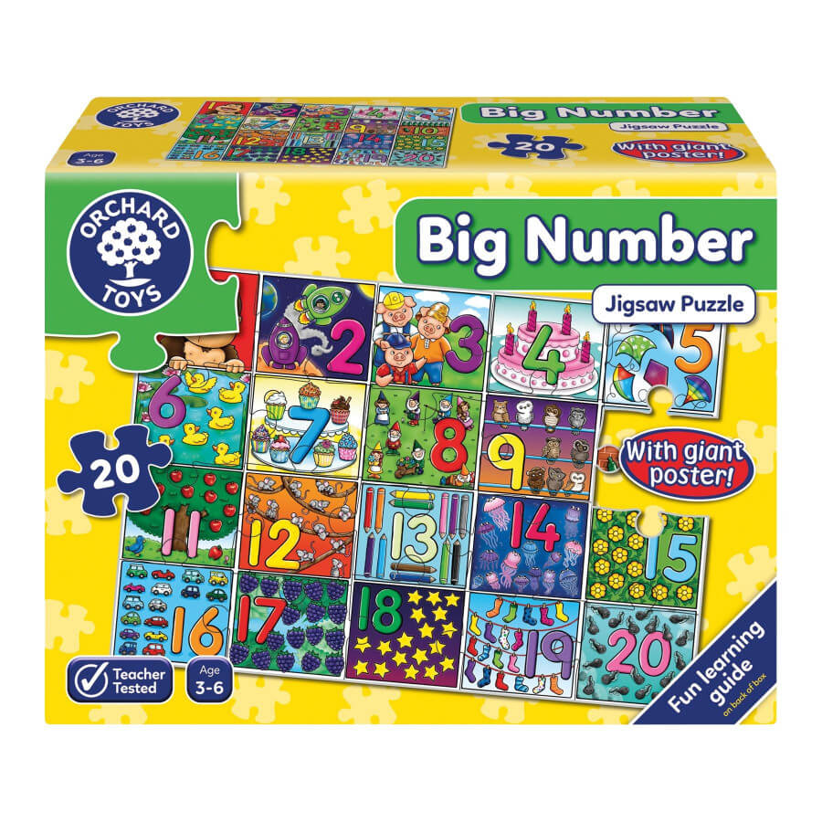 Big Number Jigsaw Puzzle By Orchard Toys | Cazaar