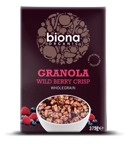Biona Organic Wild Berry Granola - 375g - 77771 | Cazaar