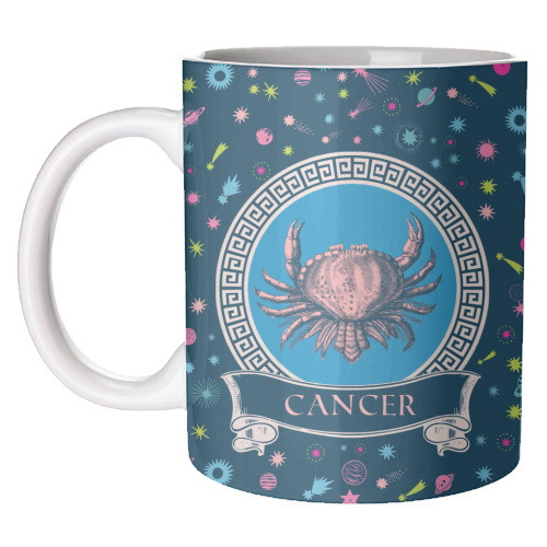 Cancer Star Sign Coffee Mug Quirky Art Gift | Cazaar