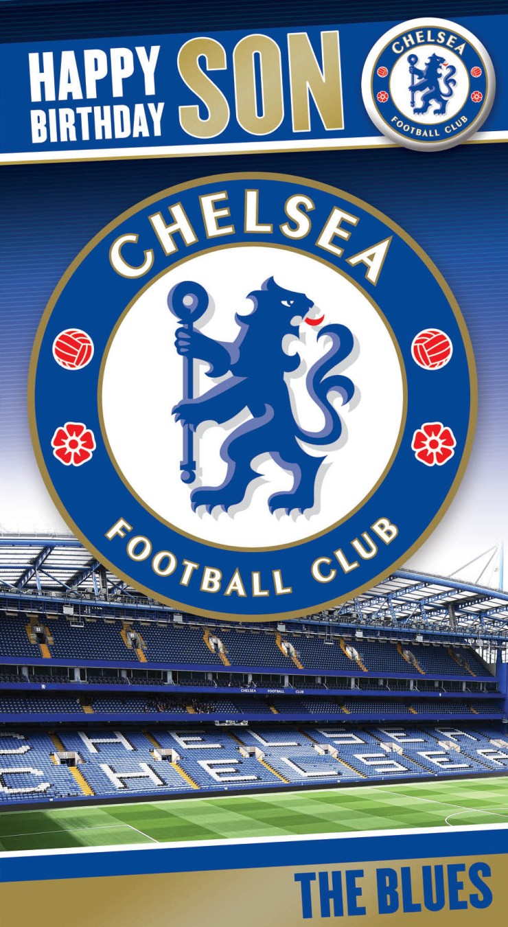 Chelsea FC Son Birthday Card | Cazaar