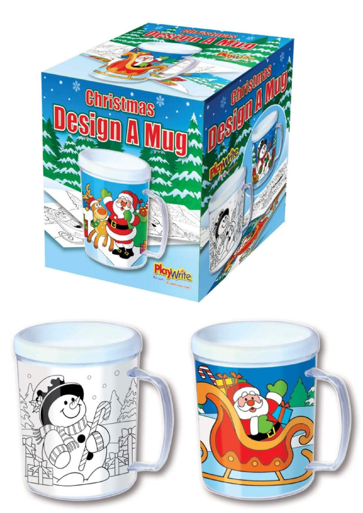 Christmas Colouring Design A Mug | Cazaar